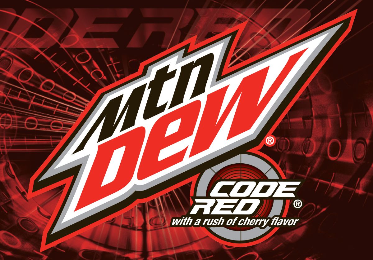 Mountain Dew Code Red Can